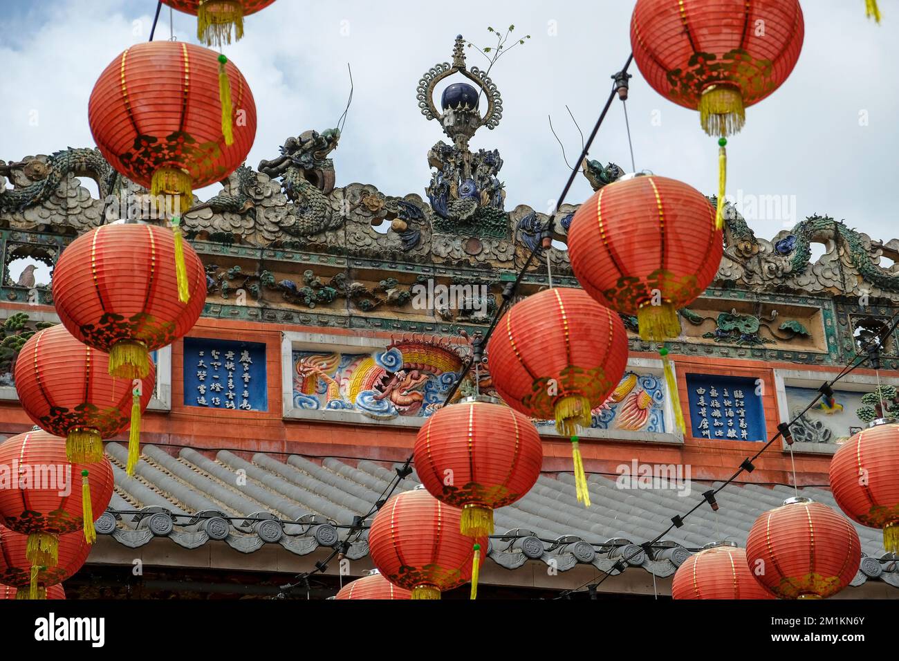Kuala Lumpur, Malaysia - October 2022: Chan She Shu Yuen Temple is a ...