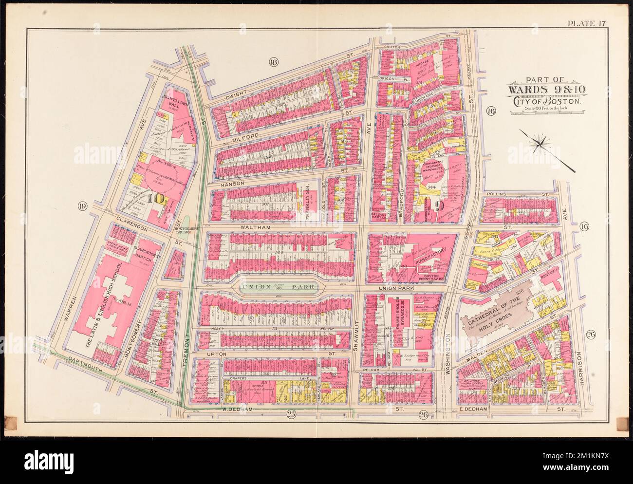 Atlas of the city of Boston, Boston proper and Back Bay : plate 17 ...