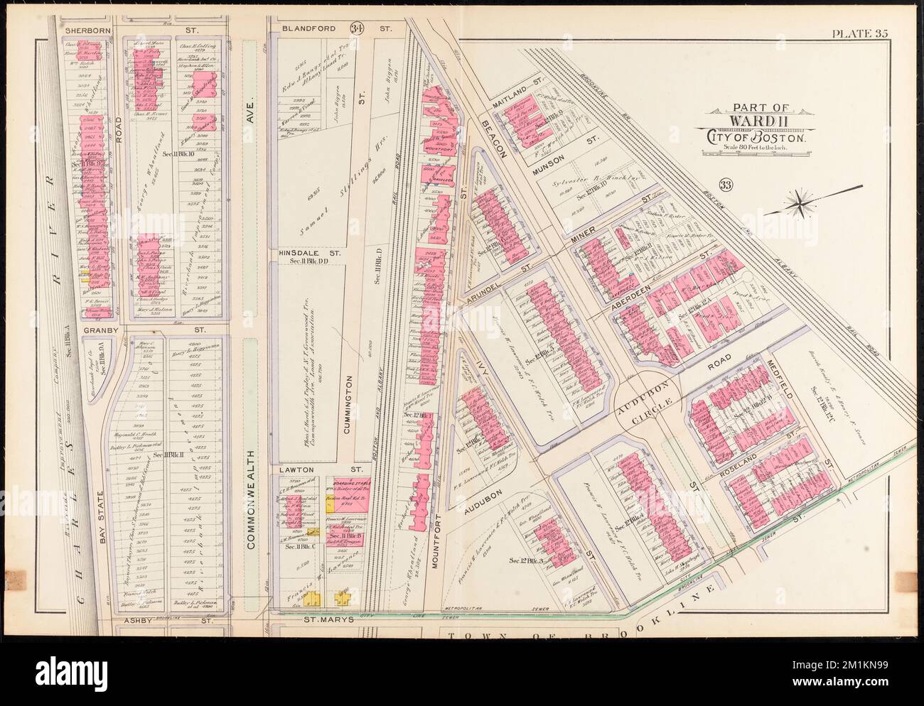 Atlas of the city of Boston, Boston proper and Back Bay : plate 35 ...