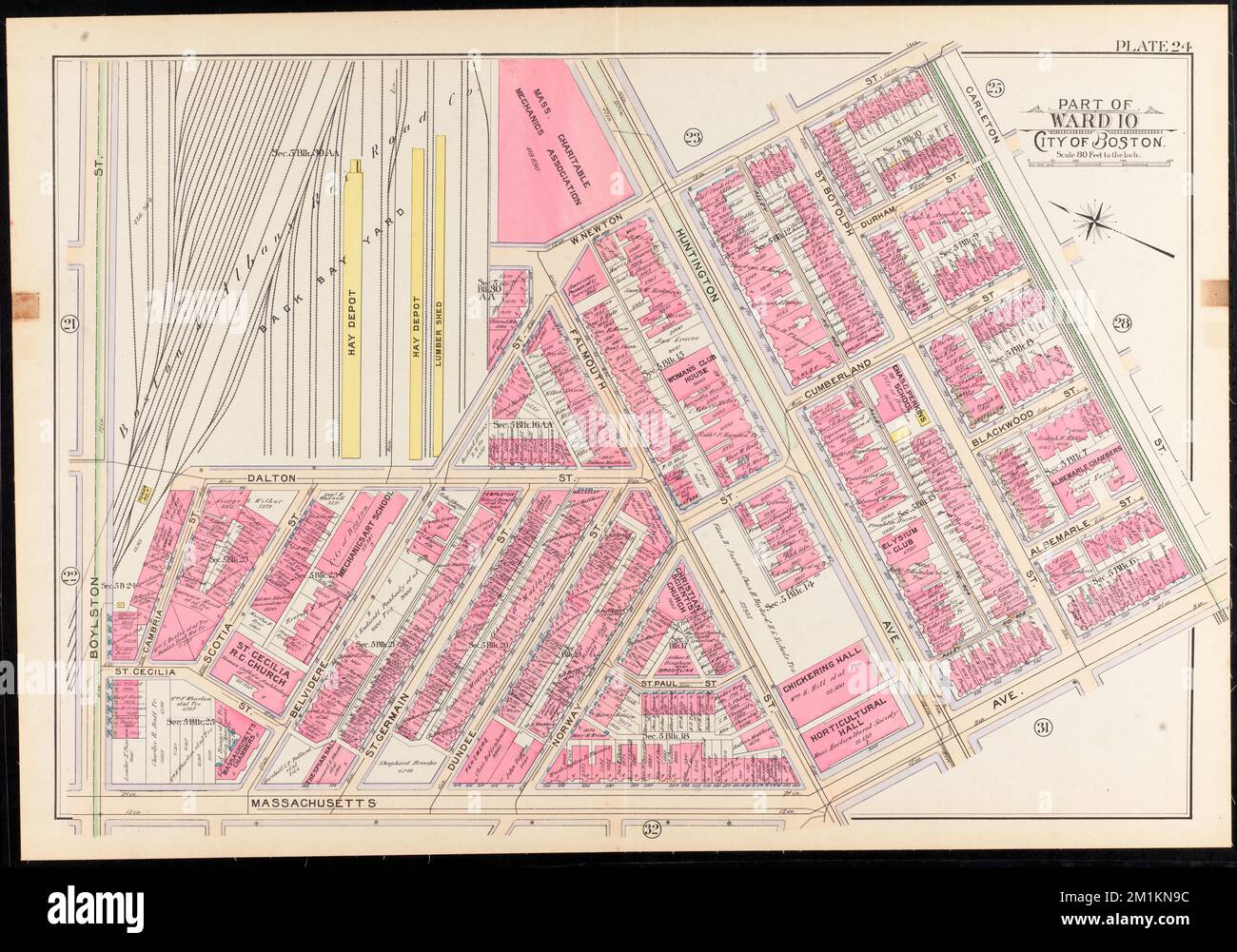 Atlas of the city of Boston, Boston proper and Back Bay : plate 24 ...