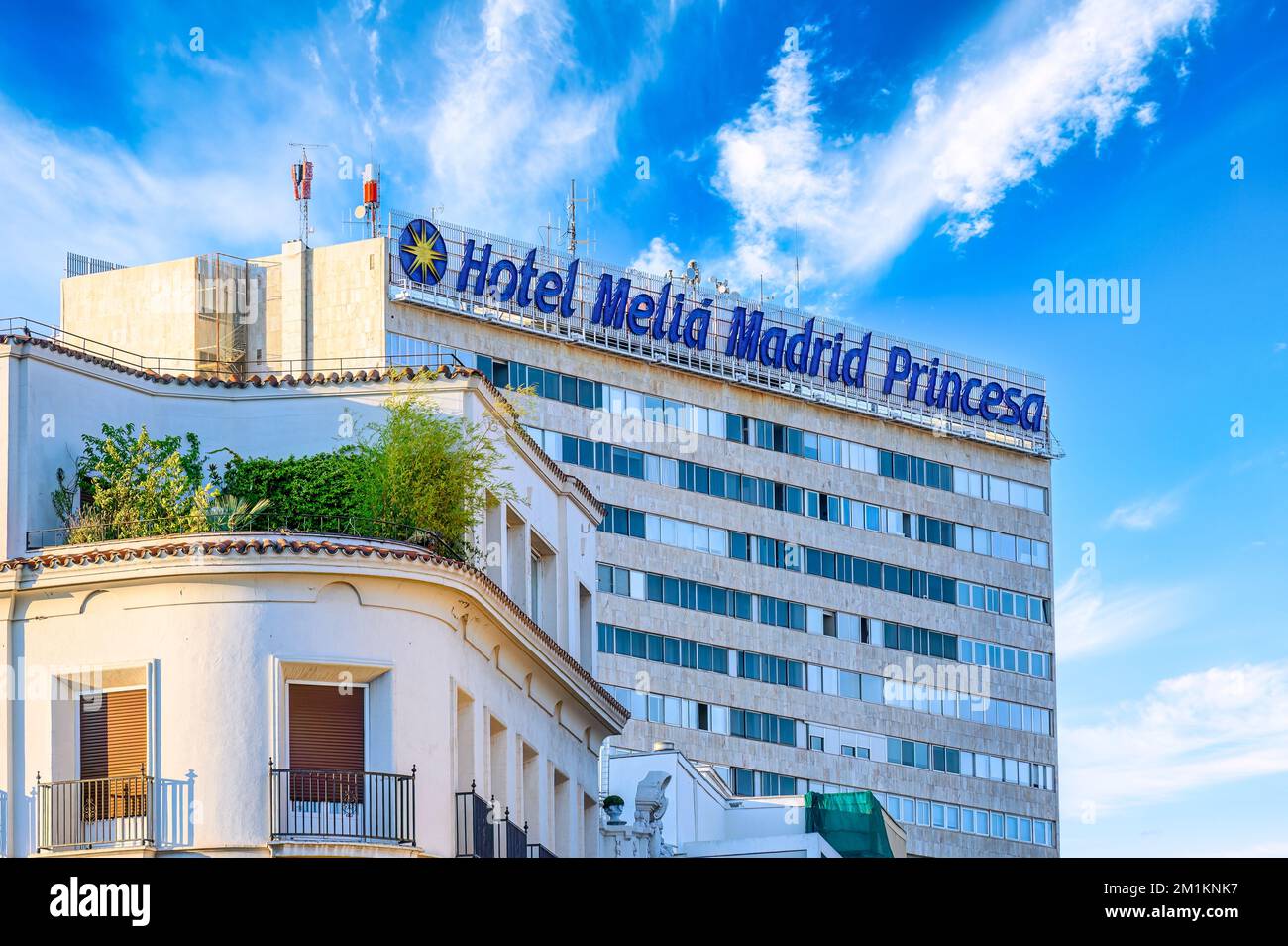 Hotel Melia Madrid Princesa in Madrid, Spain, 2022 Stock Photo - Alamy