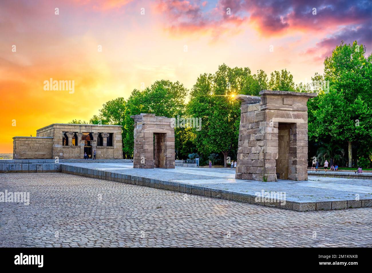 Temple of Debod in Madrid, Spain, 2022 Stock Photo - Alamy