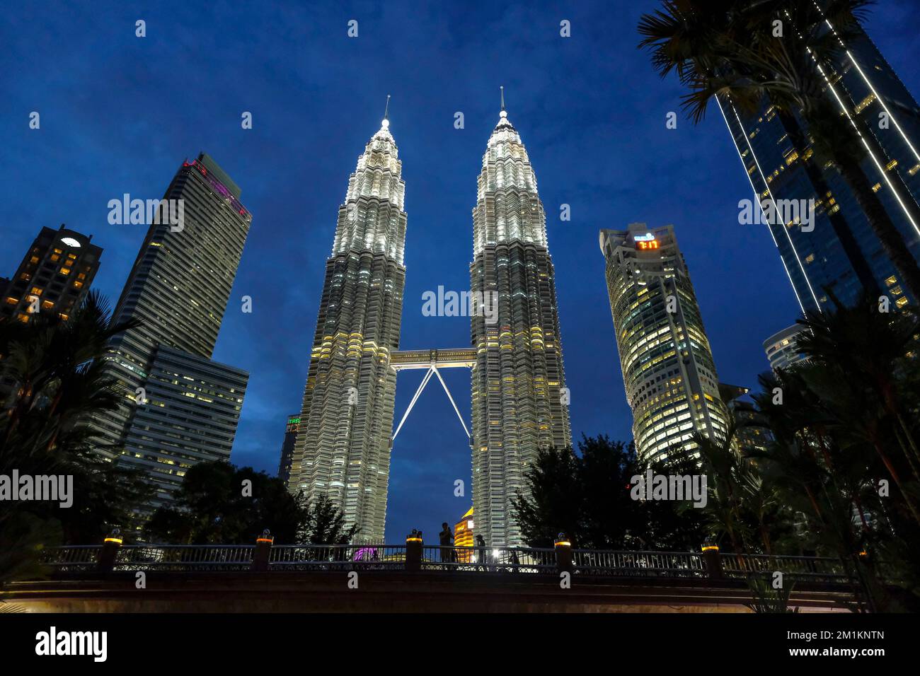 Kuala Lumpur, Malaysia - October 2022: The Petronas Towers are 88-story ...