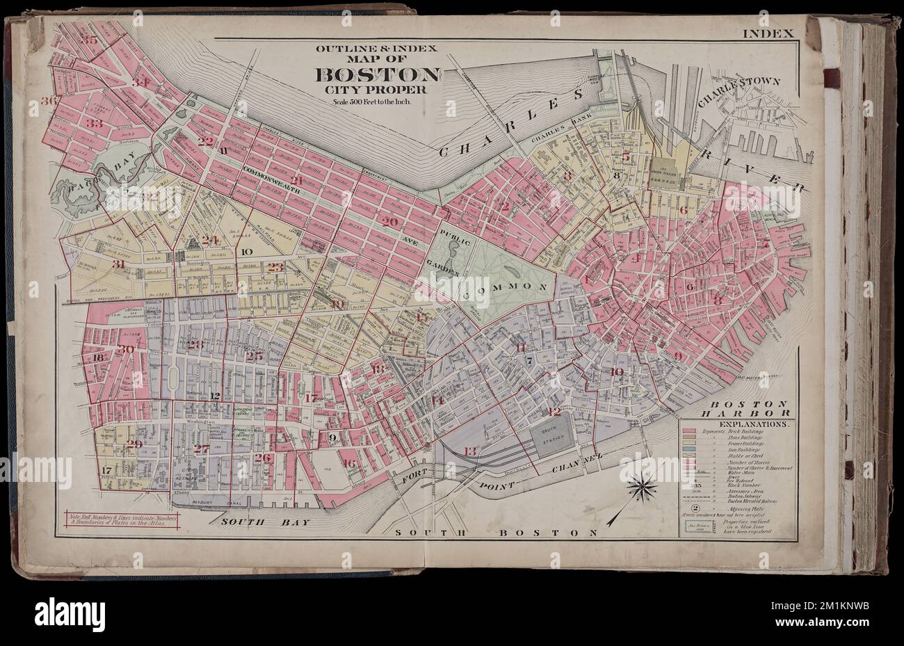 Atlas of the city of Boston, Boston proper and Back Bay : from actual ...