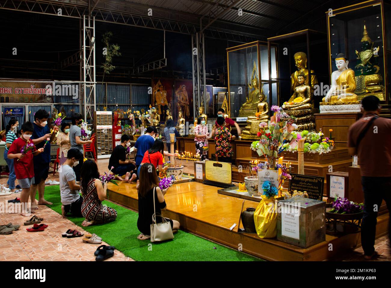 Ancient buddha god deity angel statue for thai people traveler travel ...