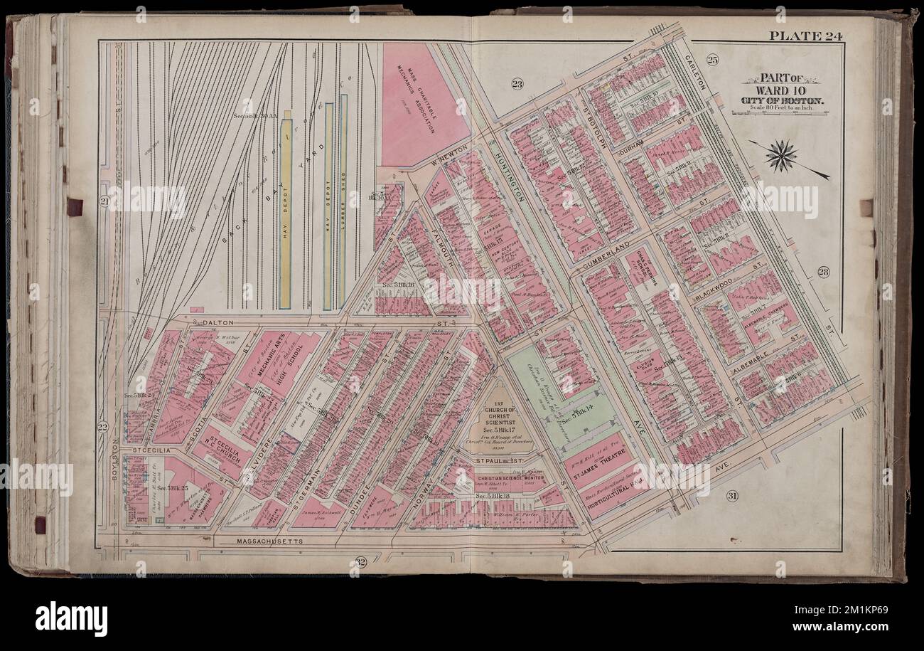 Atlas of the city of Boston, Boston proper and Back Bay : from actual ...