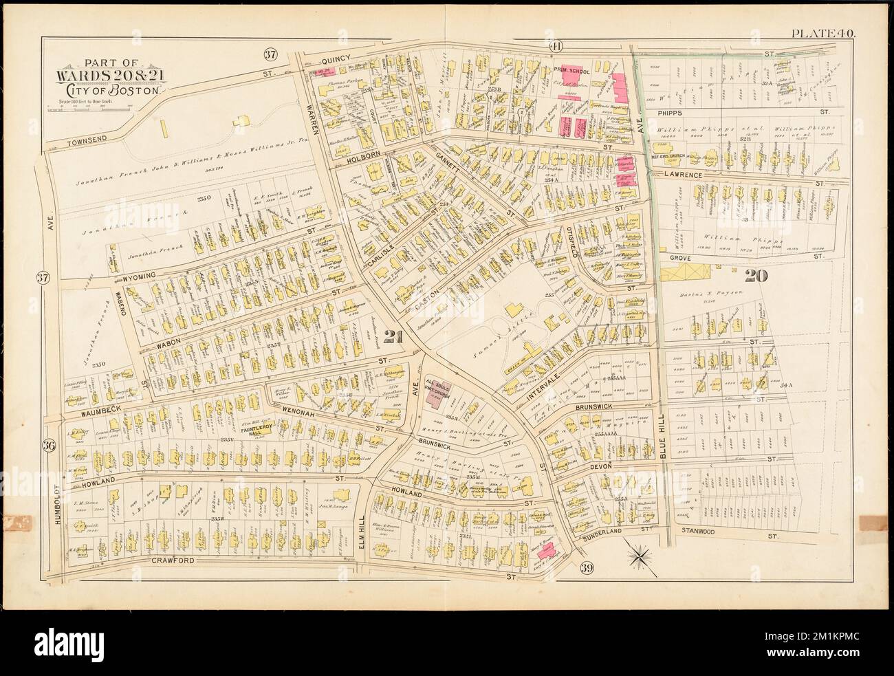 Atlas of the city of Boston, Boston proper and Roxbury : plate 40 ...