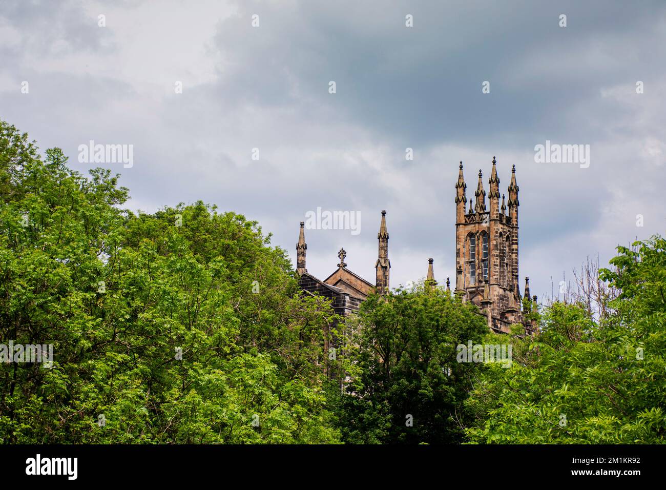 Scott Monument from Princes Street Gardens Stock Photo - Alamy
