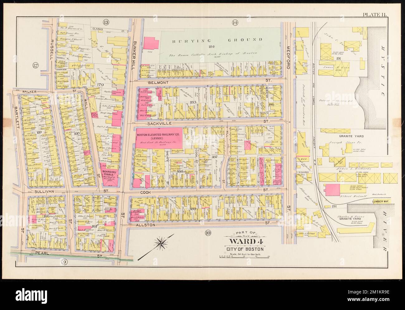 Atlas of the city of Boston, Charlestown : plate 11 , Boston Mass ...
