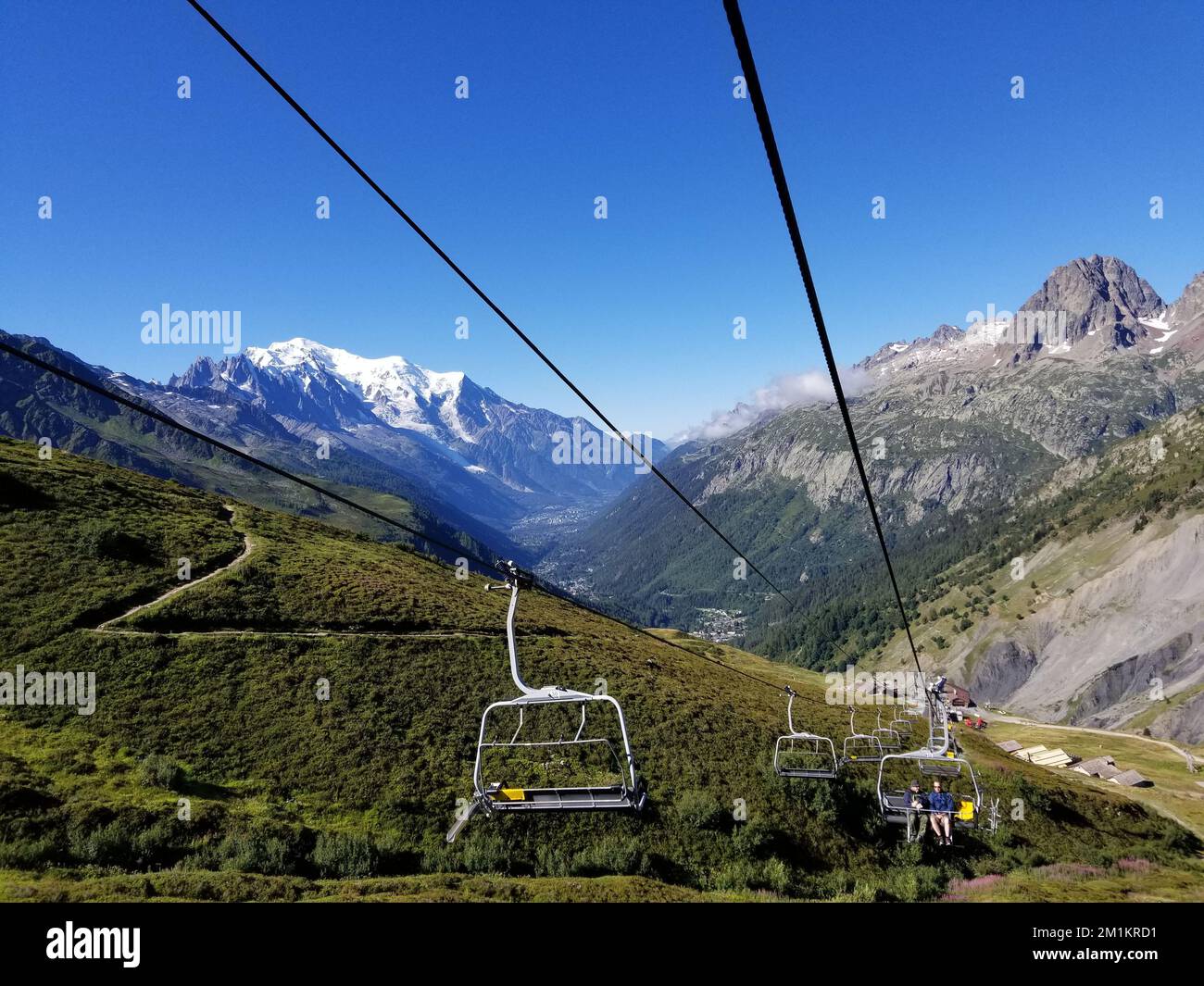 Mt blanc and trees hi-res stock photography and images - Alamy