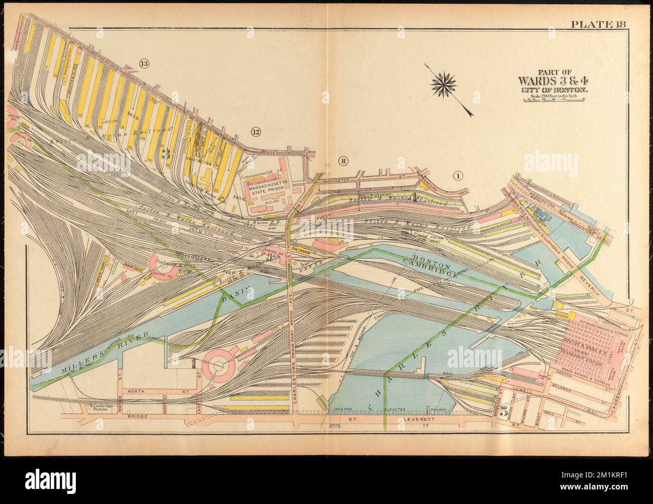 Atlas of the city of Boston, Charlestown and East Boston : plate 18 ...