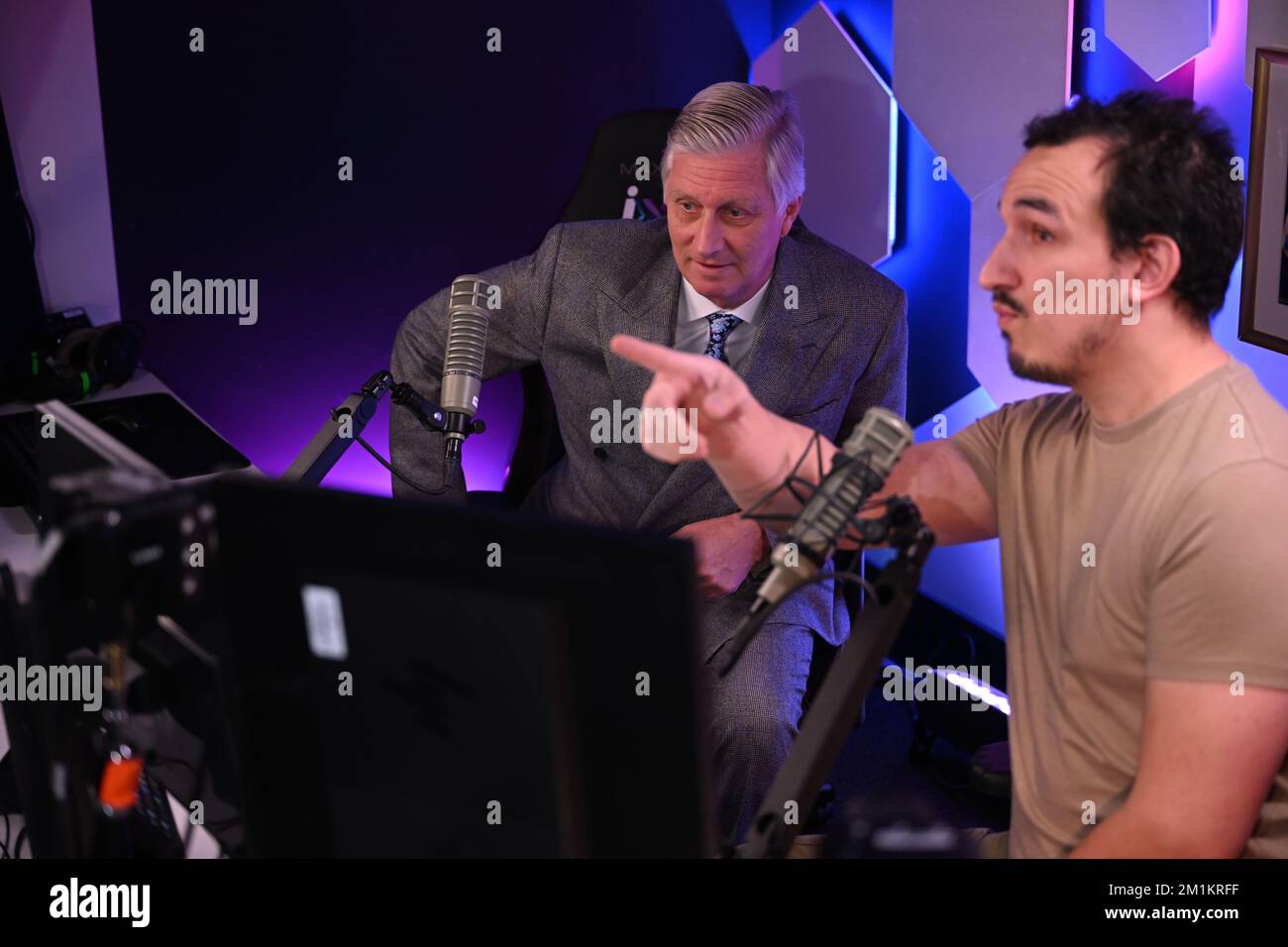 King Philippe - Filip of Belgium and 'Krolay' pictured during a royal ...