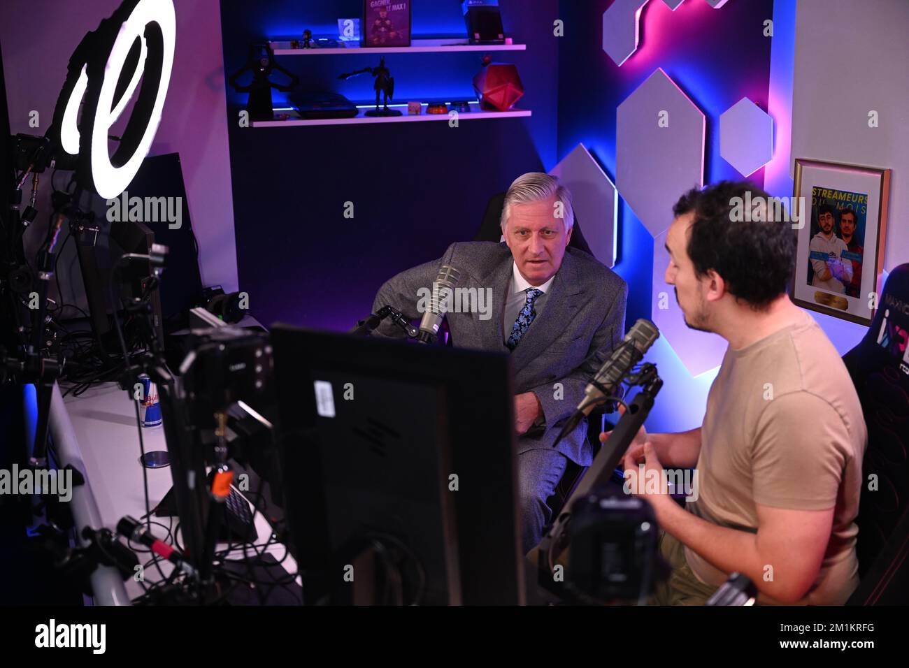King Philippe - Filip of Belgium and 'Krolay' pictured during a royal ...