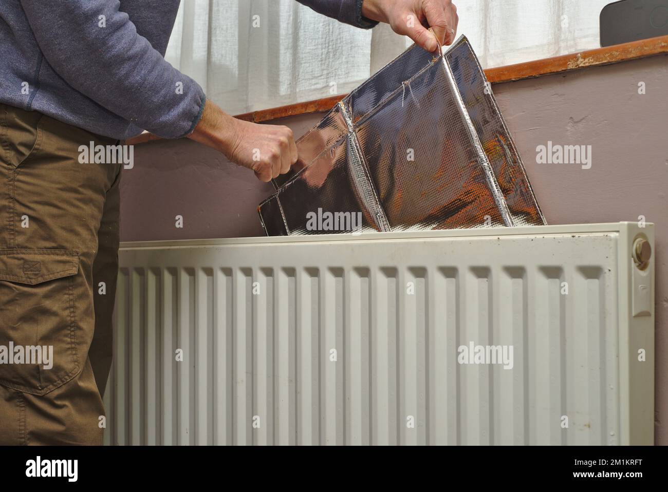 Radiator reflector panels hi-res stock photography and images - Alamy