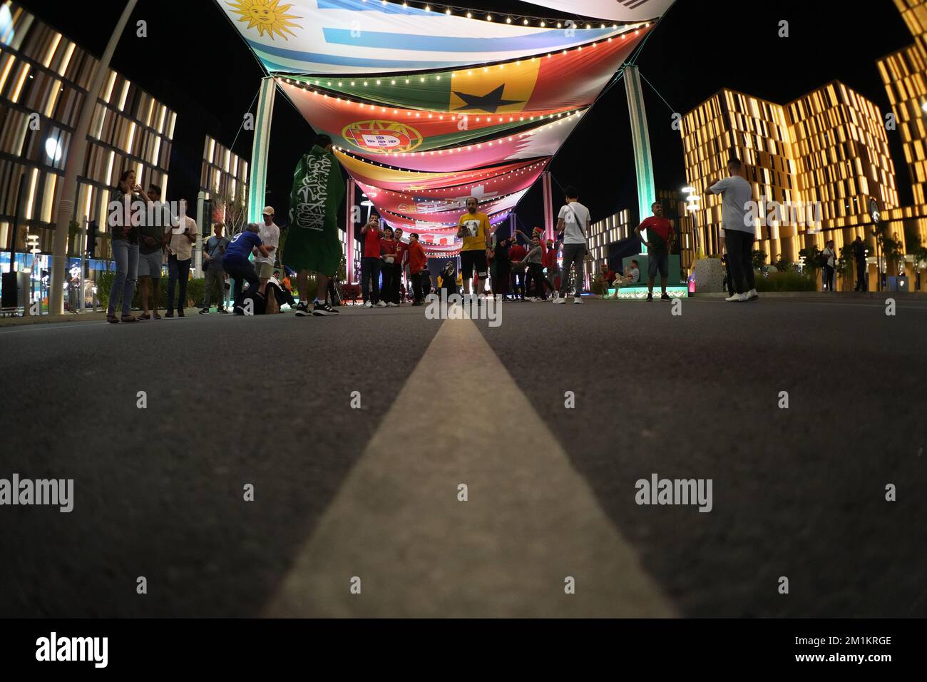 Lusail, Qatar. 12/12/2022, Lusail street view during the FIFA World Cup ...
