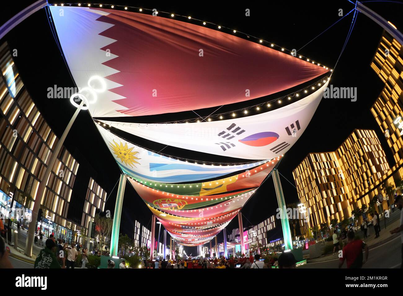 Lusail, Qatar. 12/12/2022, Lusail street view during the FIFA World Cup ...