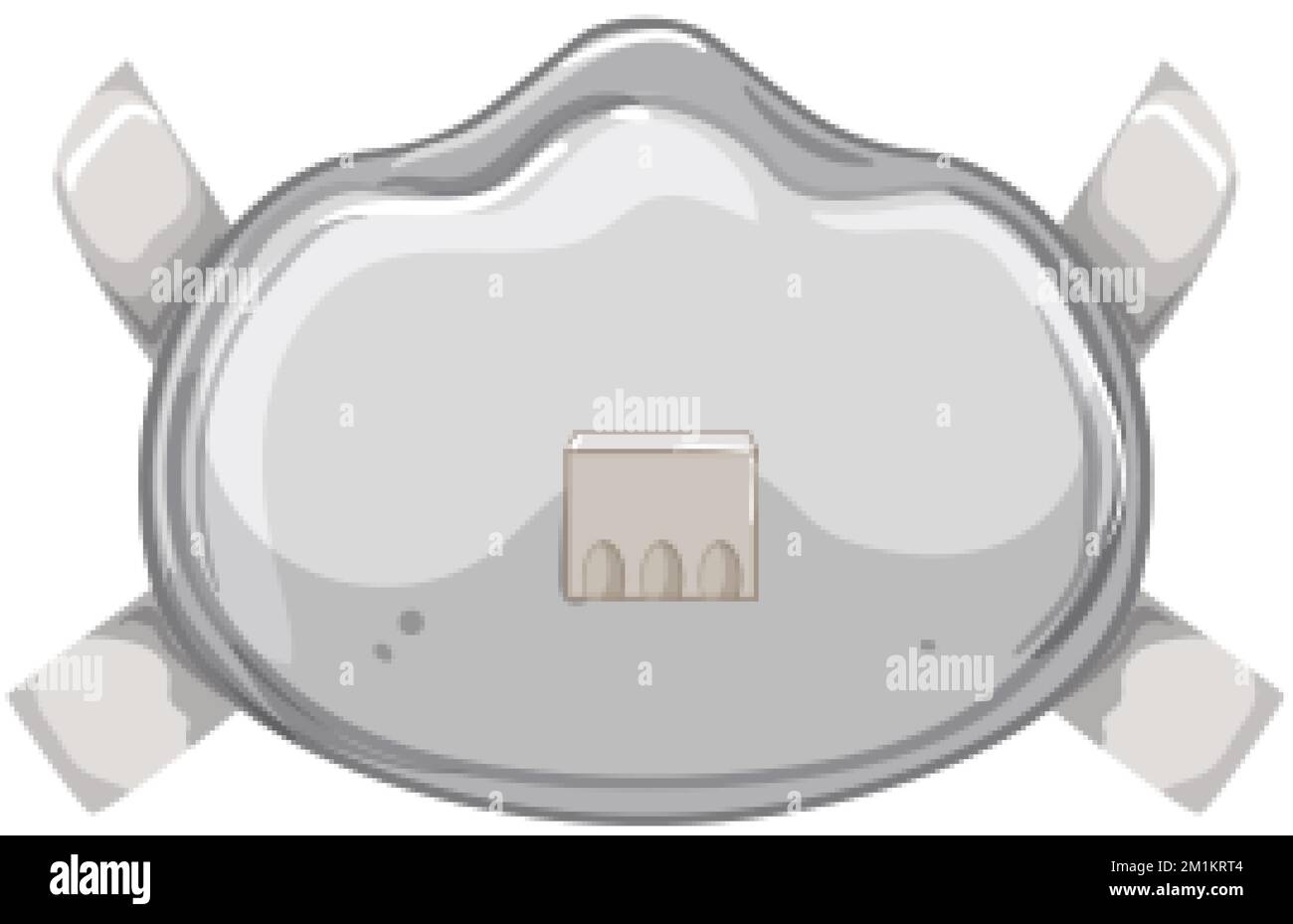 dust respirator mask cartoon vector illustration Stock Vector Image ...