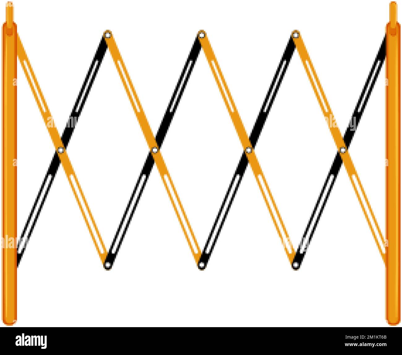 Orange plastic barrier fence Stock Vector Images - Alamy