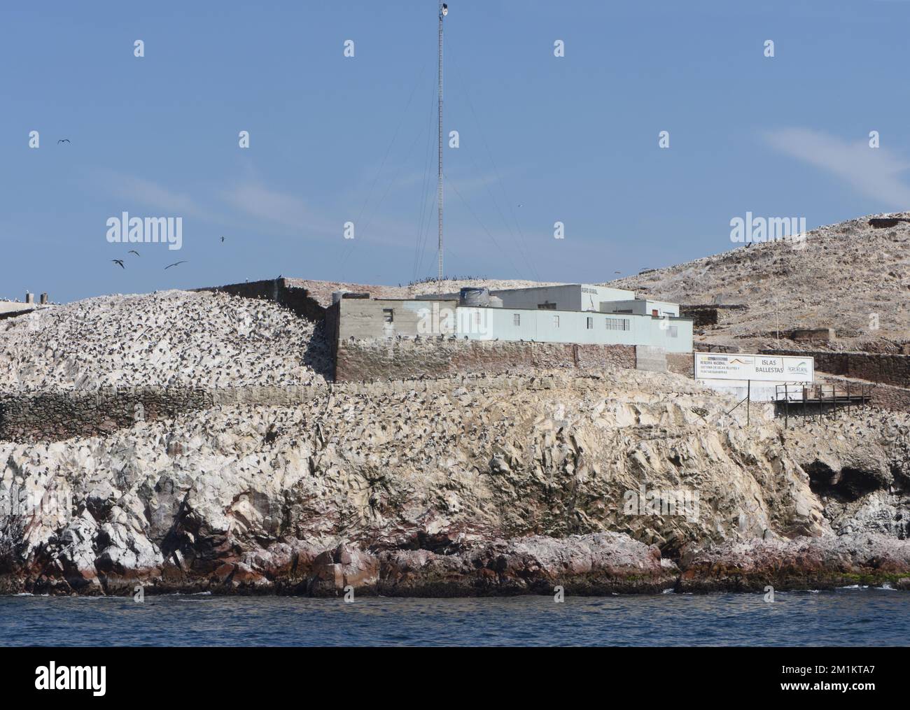 Thousands of sea birds can be seen on the Islas Ballestas, which are ...