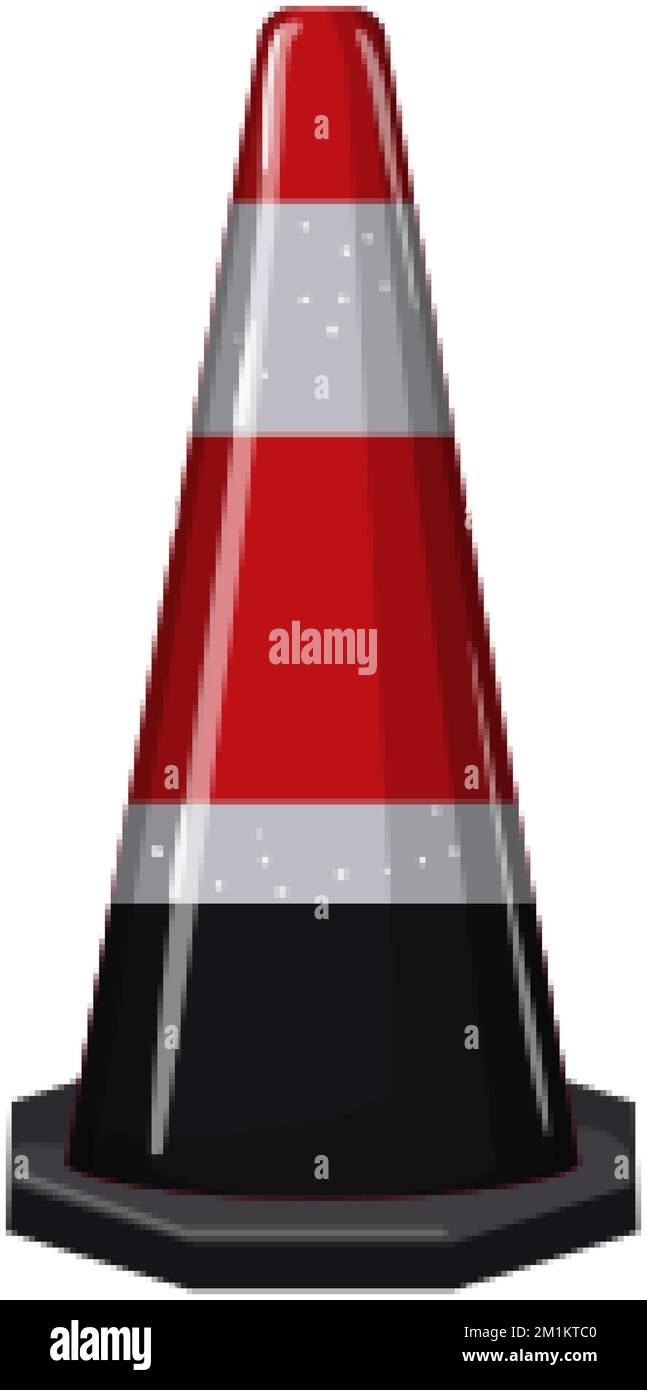 Red concrete barricade Cut Out Stock Images & Pictures - Alamy