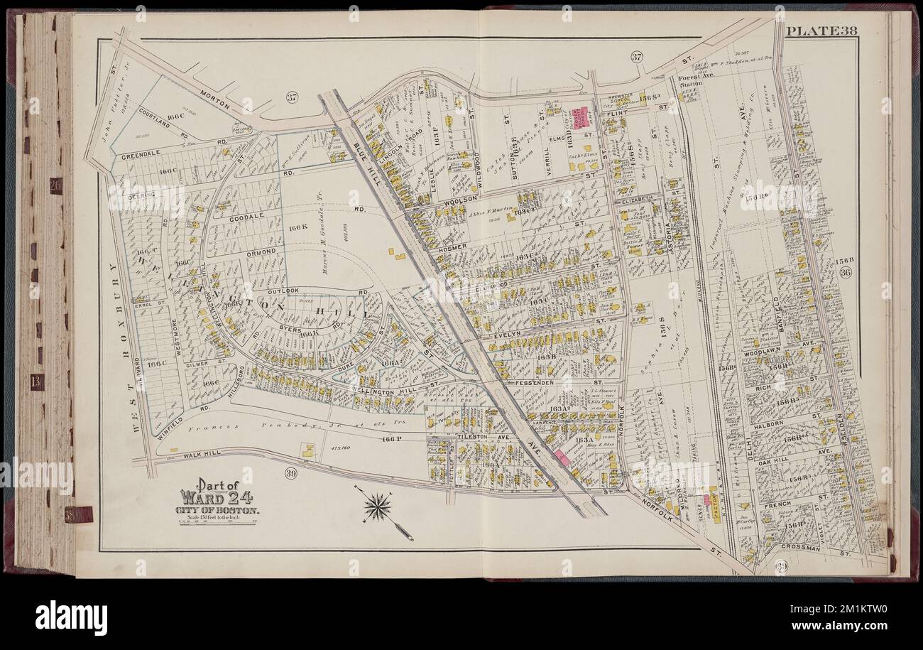Atlas of the city of Boston, Dorchester : from actual surveys and ...