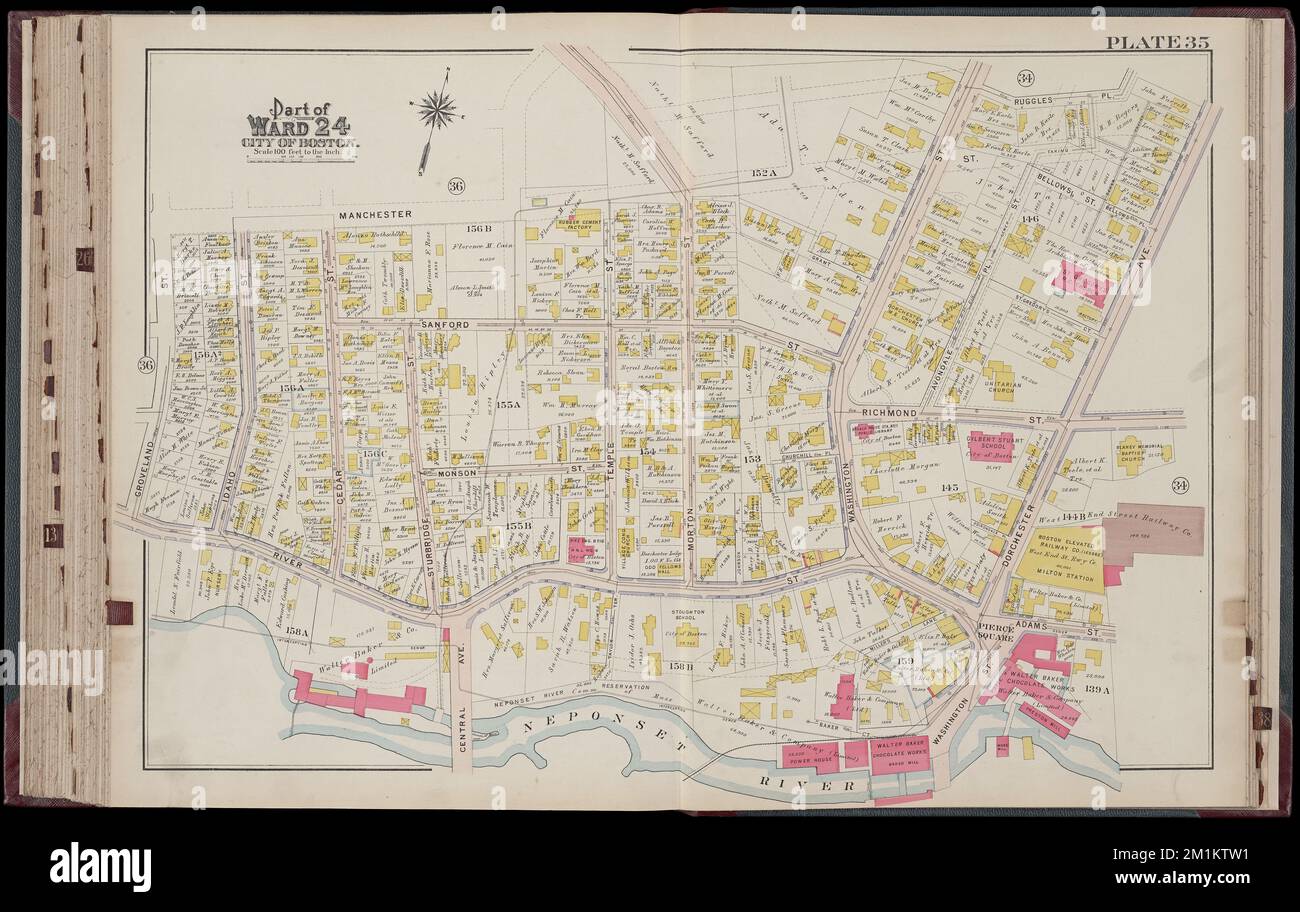 Atlas of the city of Boston, Dorchester : from actual surveys and ...