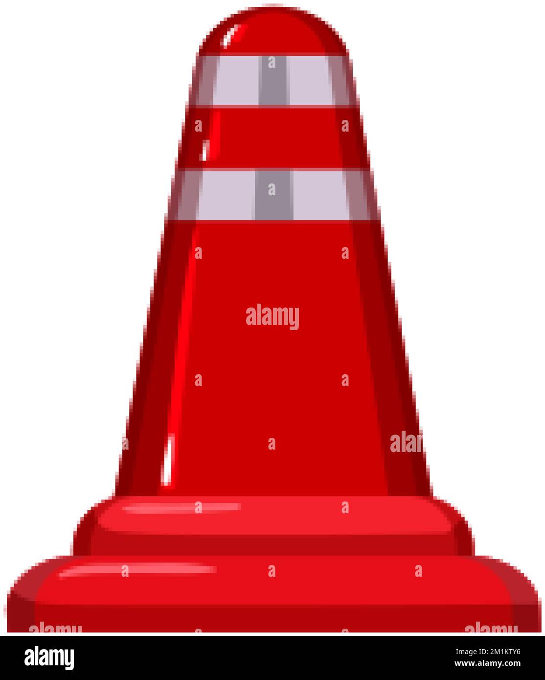 traffic road barrier cartoon vector illustration Stock Vector Image ...