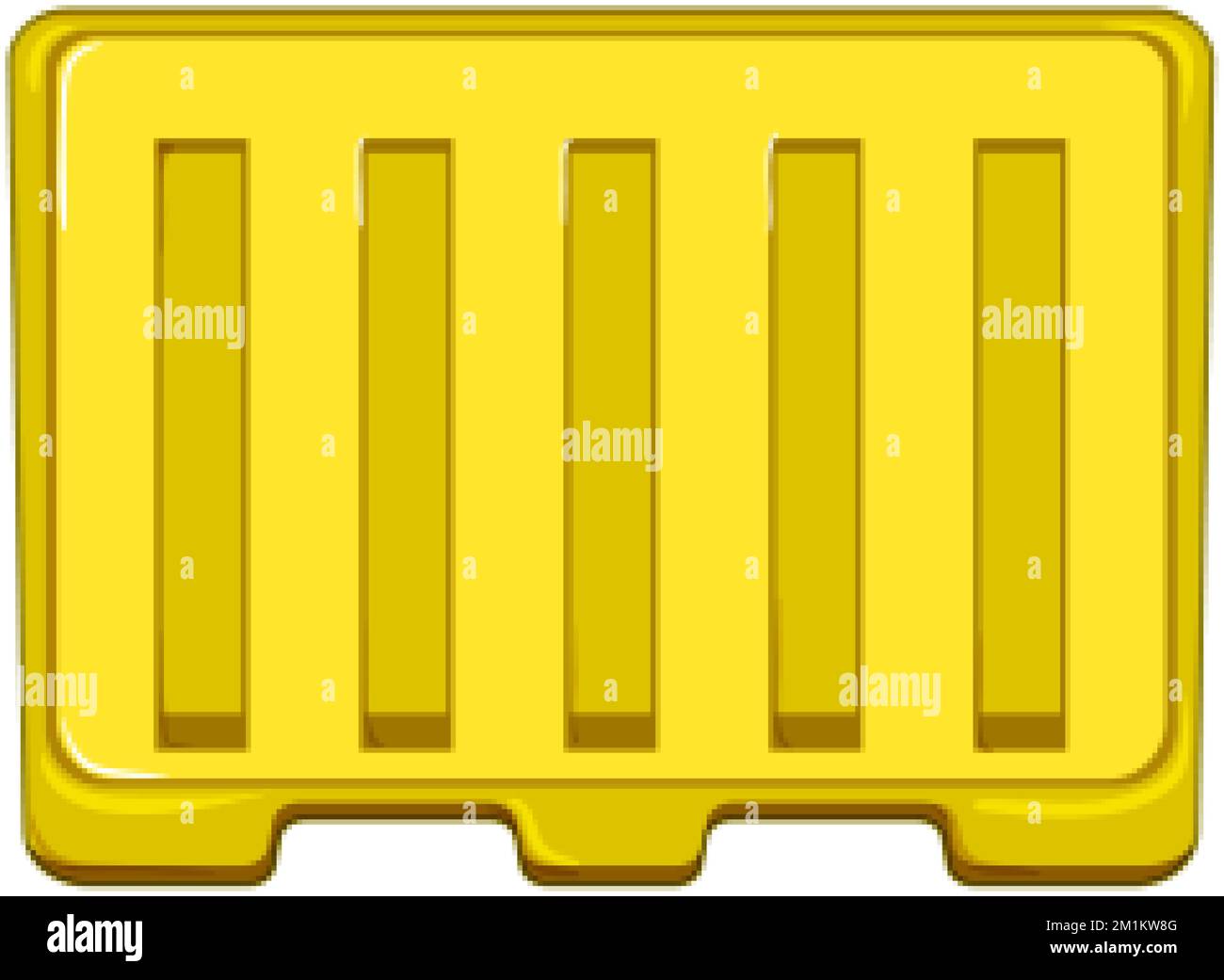 barricade road barrier cartoon vector illustration Stock Vector Image ...