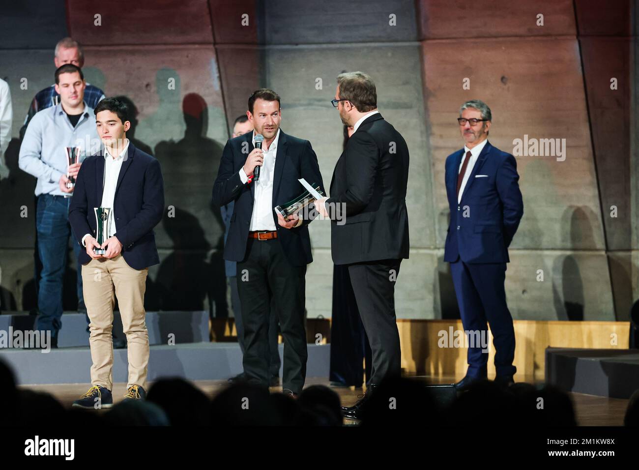 Paris, France - December 12, 2022, LE JOSSEC Tom and PEU Samuel during ...