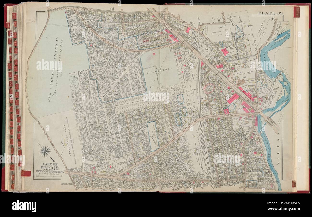 Atlas of the city of Boston, Dorchester : from actual surveys and official plans : plate 39 ...