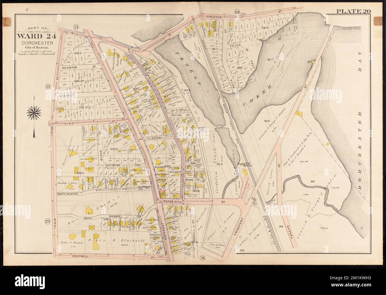 Atlas of the city of Boston, Dorchester, Mass. : plate 20 , Boston Mass ...