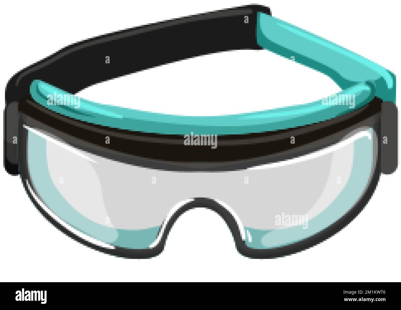 work safety glasses cartoon vector illustration Stock Vector Image ...