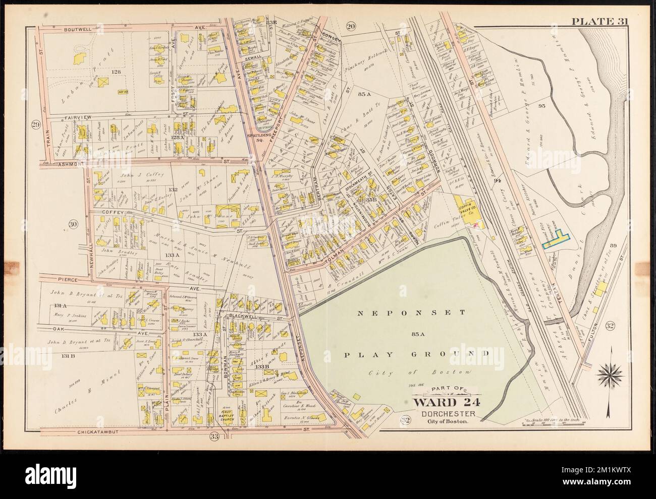 Atlas of the city of Boston, Dorchester, Mass. : plate 31 , Boston Mass ...