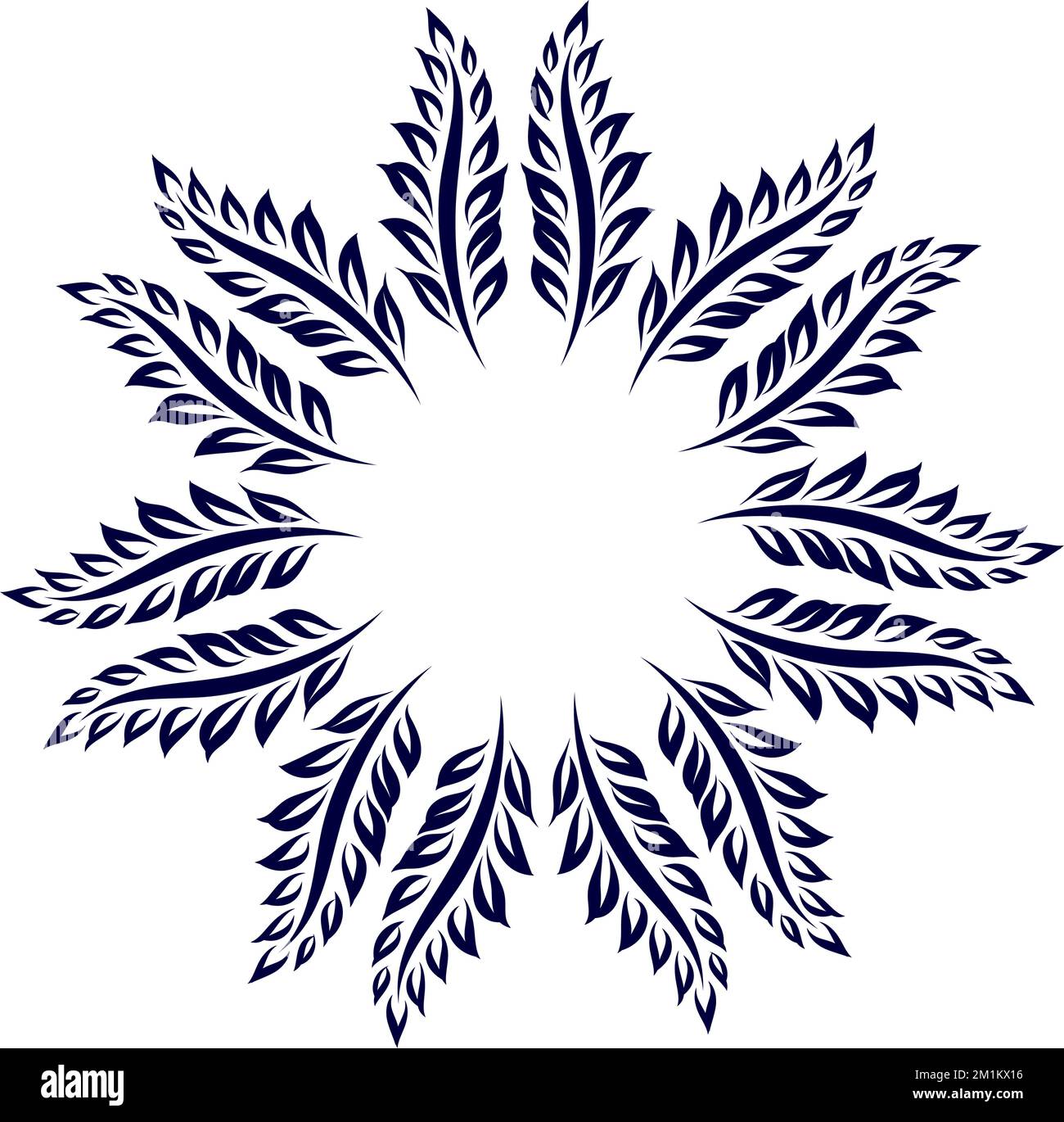 Indigo plant Stock Vector Images - Alamy