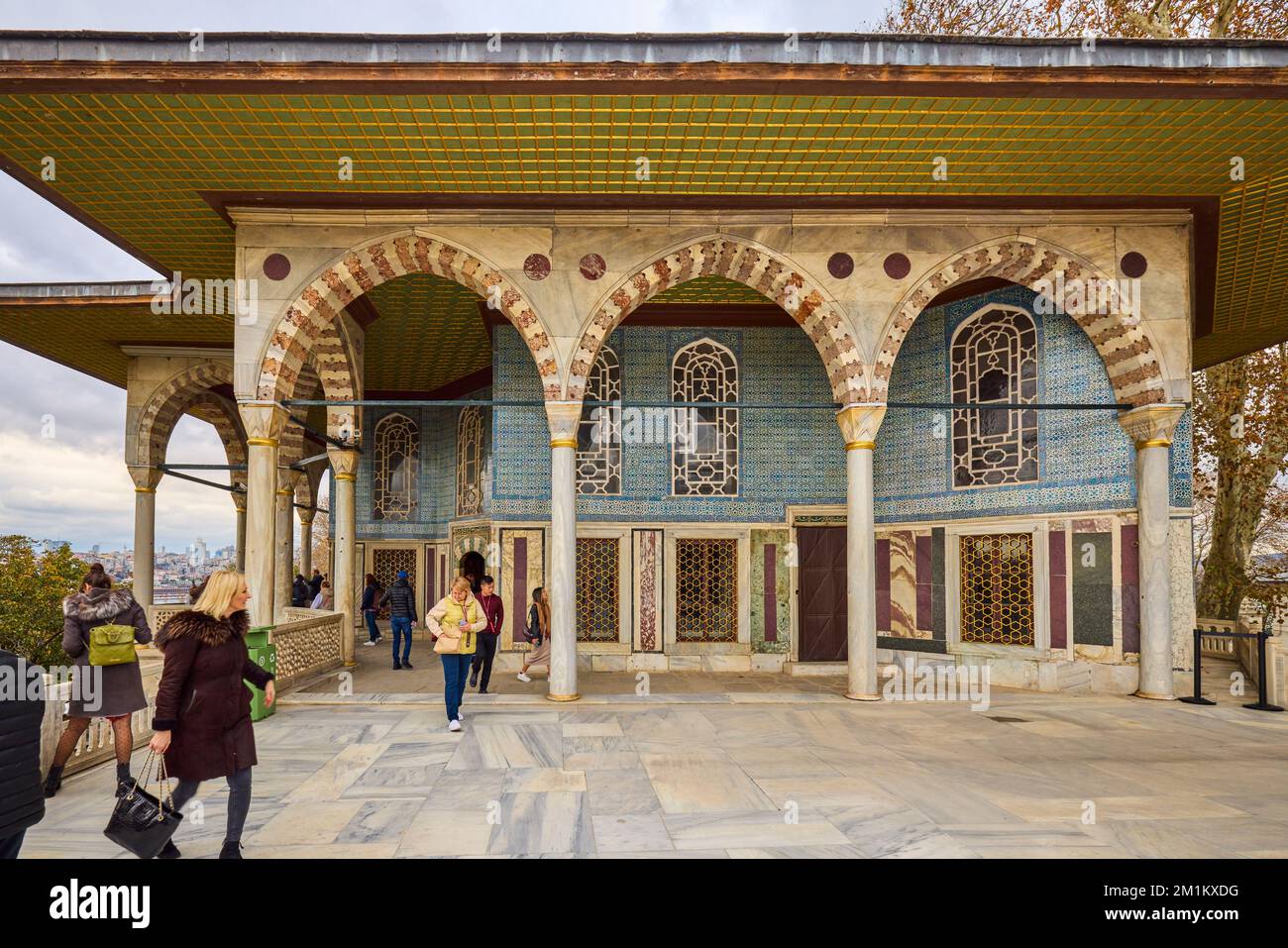 Istanbul, Turkey, November 28 2022. Topkapi Palace & Harem, images from inside the Plat ...