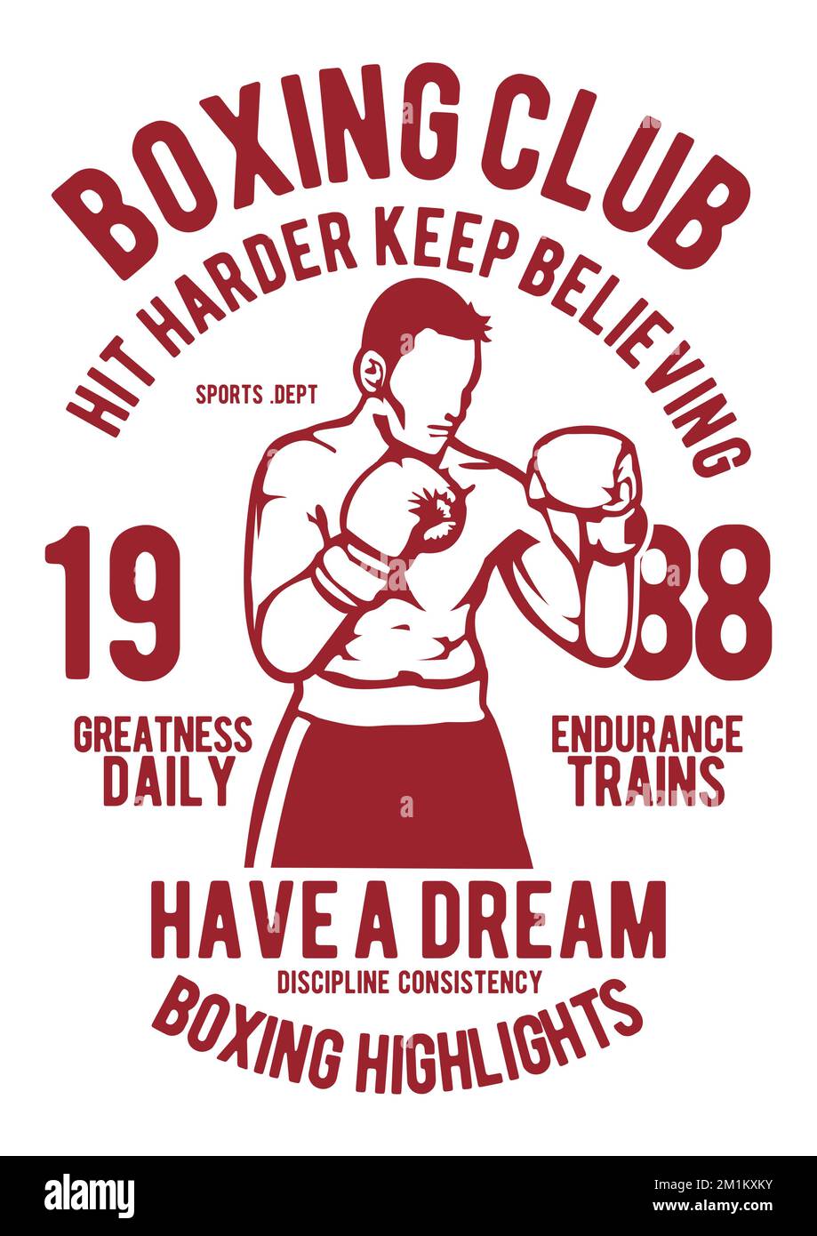 Brooklyn boxing Stock Vector Images - Alamy