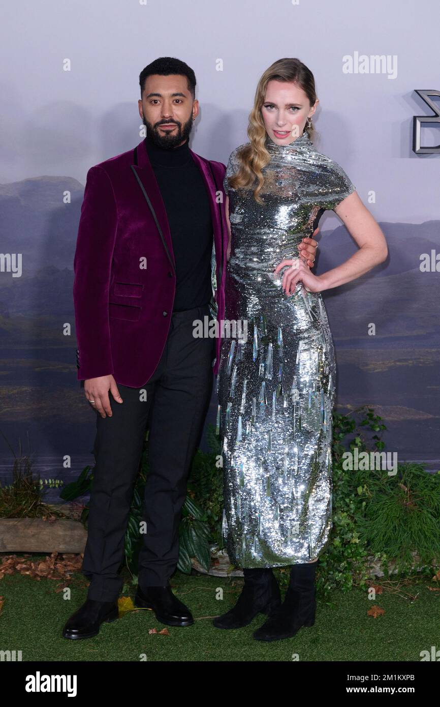 London, UK . 12 December, 2022 . Zach Wyatt and Lizzie Annis pictured ...