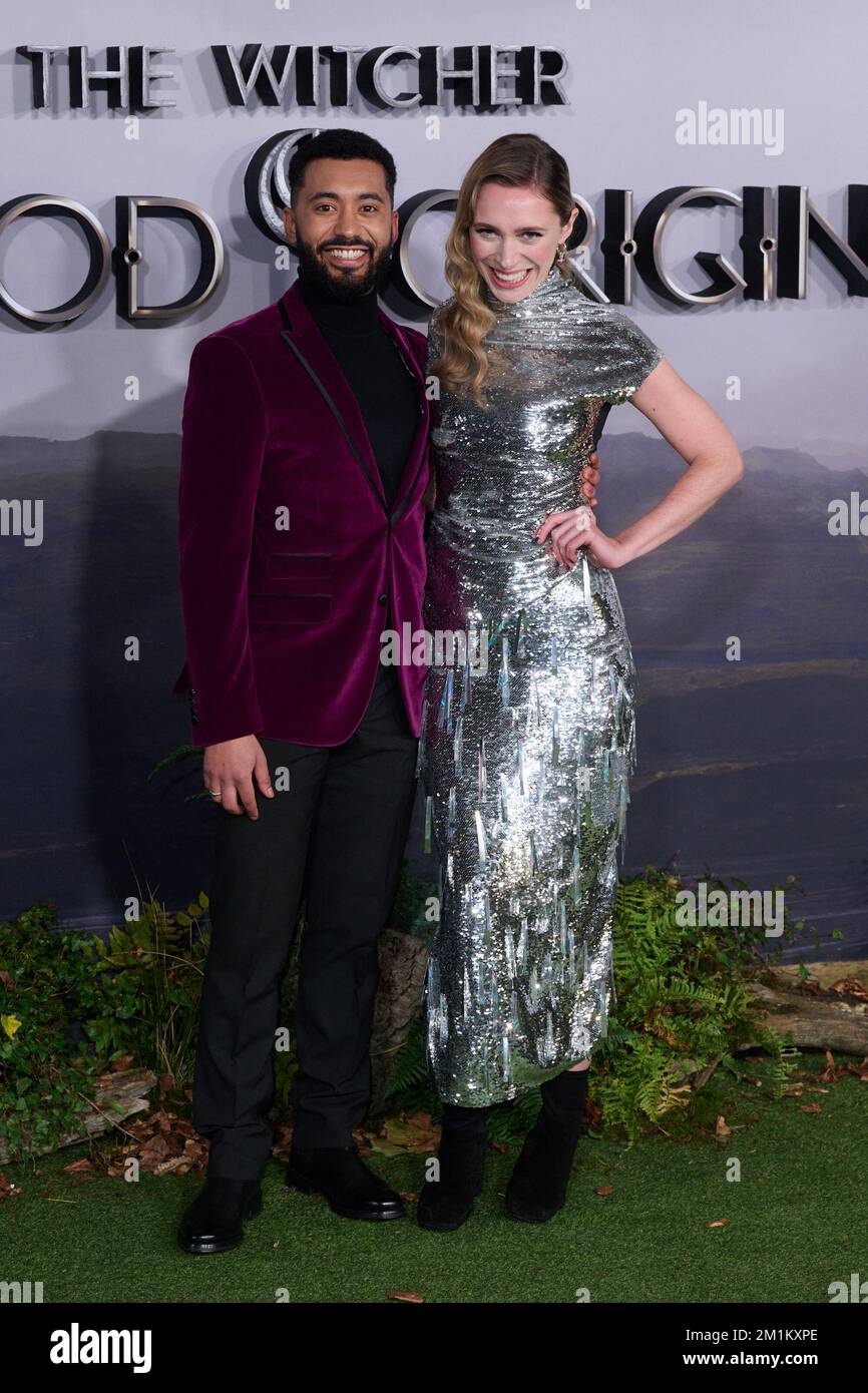 London, UK . 12 December, 2022 . Zach Wyatt and Lizzie Annis pictured ...