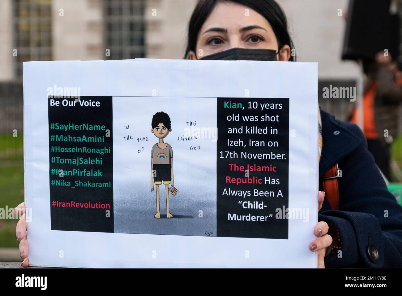 Iranians in London protest against the Islamic Republic in Iran ...
