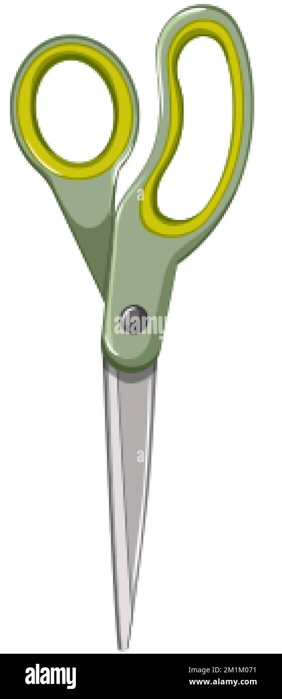 tailor scissor cut cartoon vector illustration Stock Vector Image & Art ...