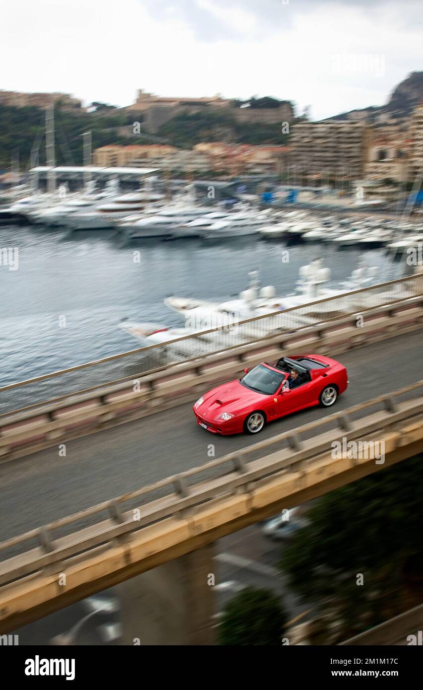 Driving ferrari in monaco hi-res stock photography and images - Alamy