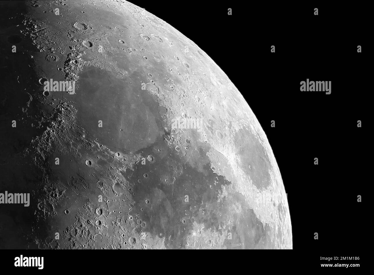Moon surface detail Black and White Stock Photos & Images - Alamy