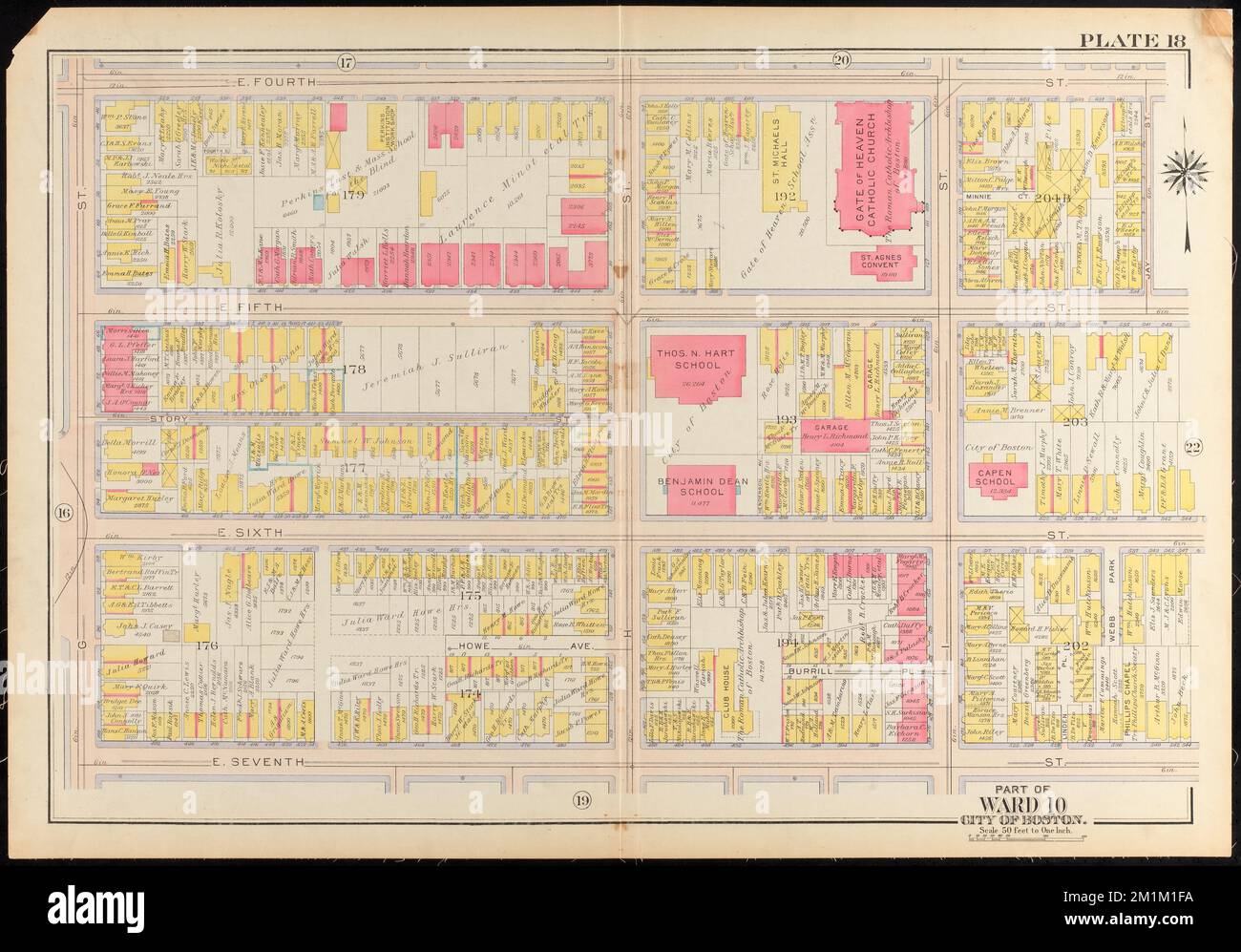 Atlas of the city of Boston, South Boston : plate 18 , Boston Mass ...