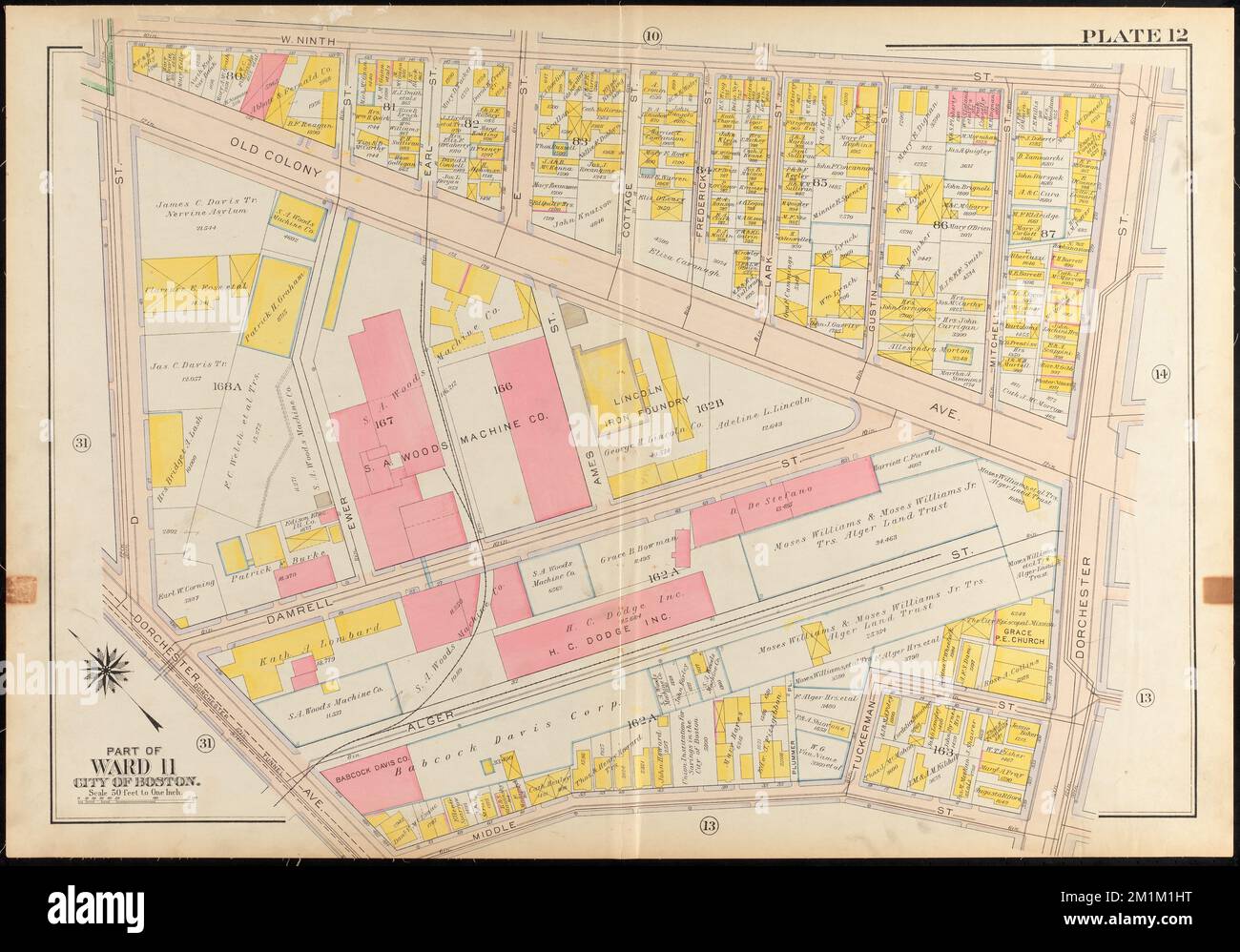 Atlas of the city of Boston, South Boston : plate 12 , Boston Mass ...