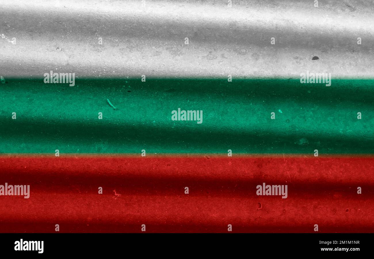 Bulgarian flag texture as background Stock Photo - Alamy