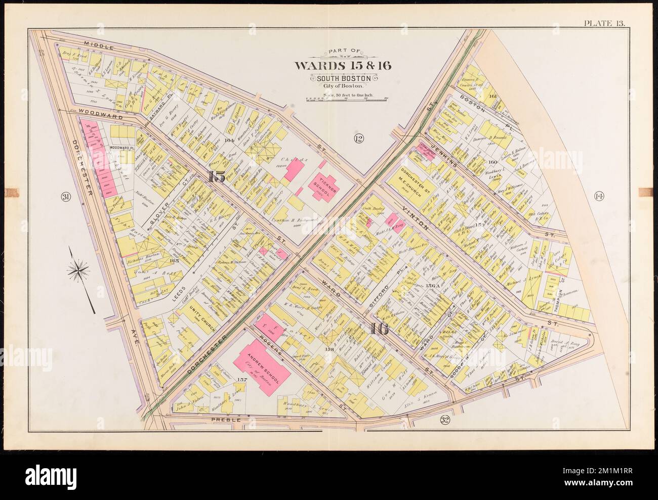 Atlas of the city of Boston, South Boston : plate 13 , Boston Mass ...