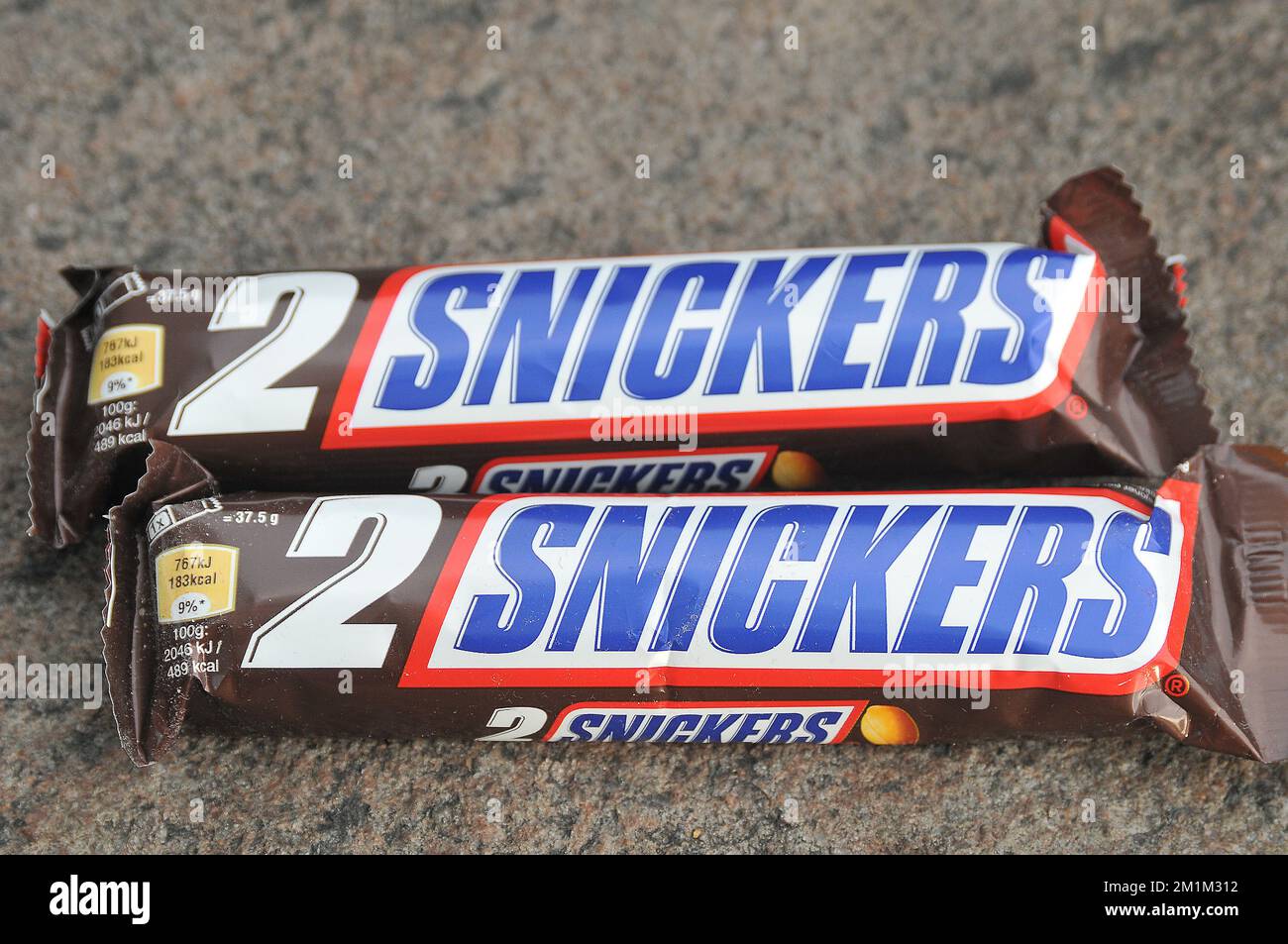 Copenhagen/Denmark/13 December 2022/Snickers bar chocolates in danish ...