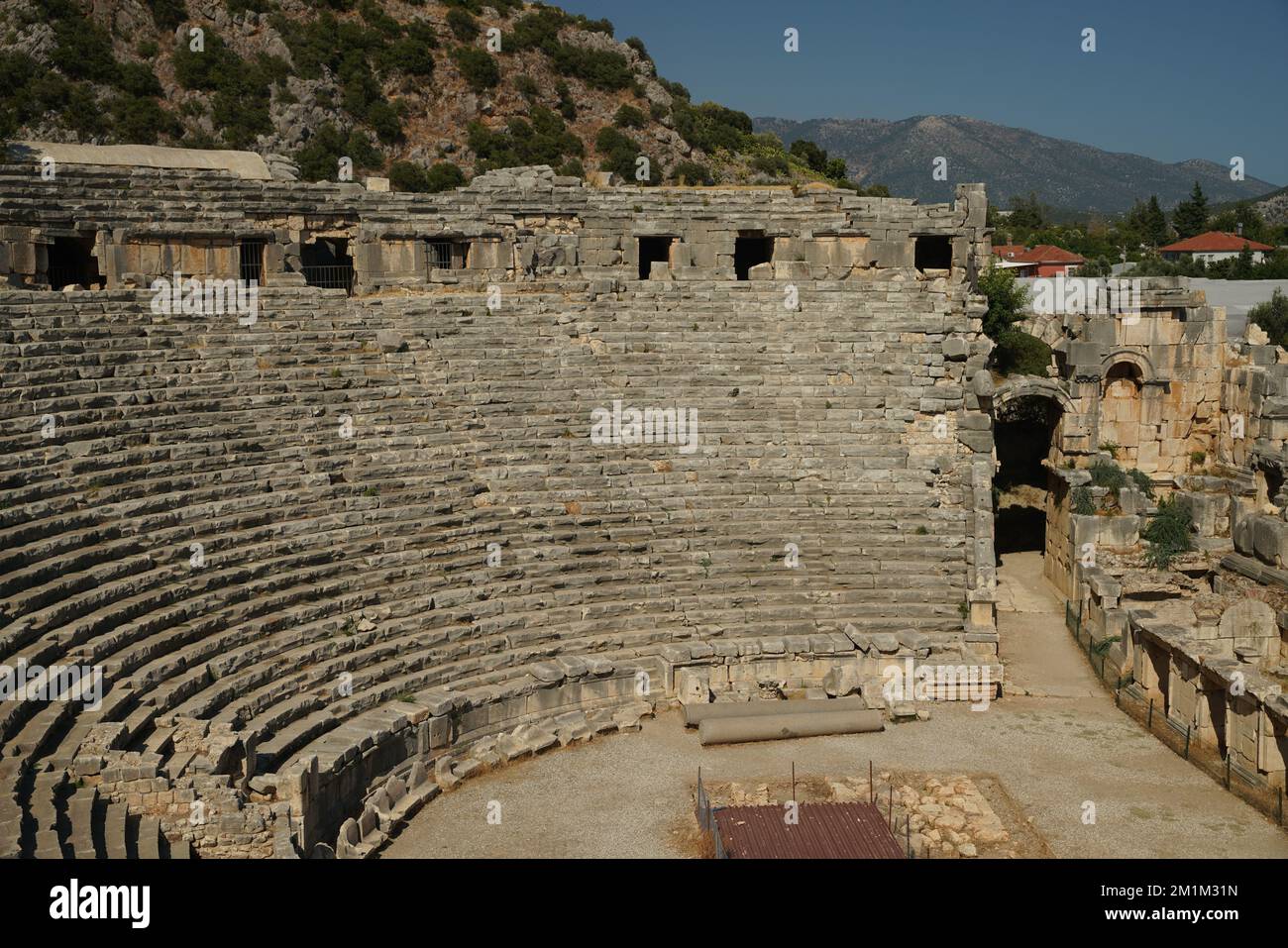 Theatre of Myra Ancient City in Demre, Antalya City, Turkiye Stock ...