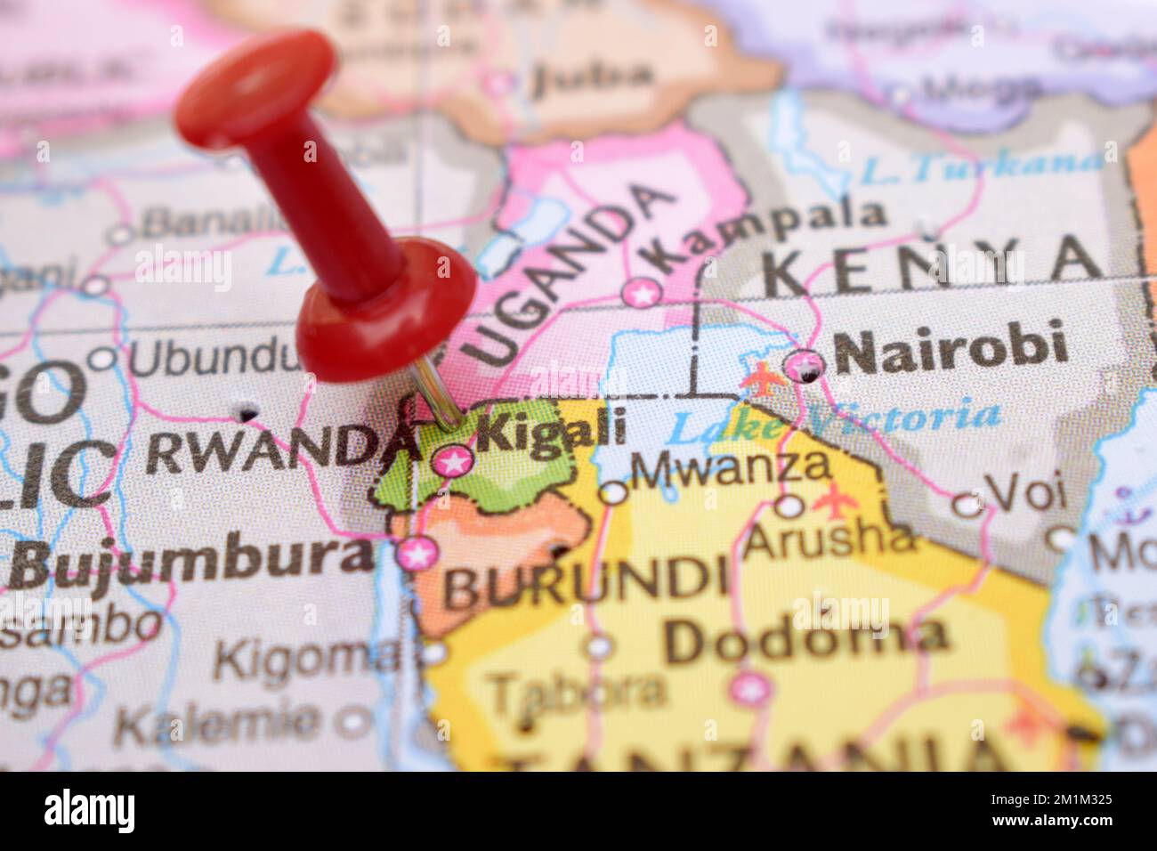 Mapa De áfrica De Kigali