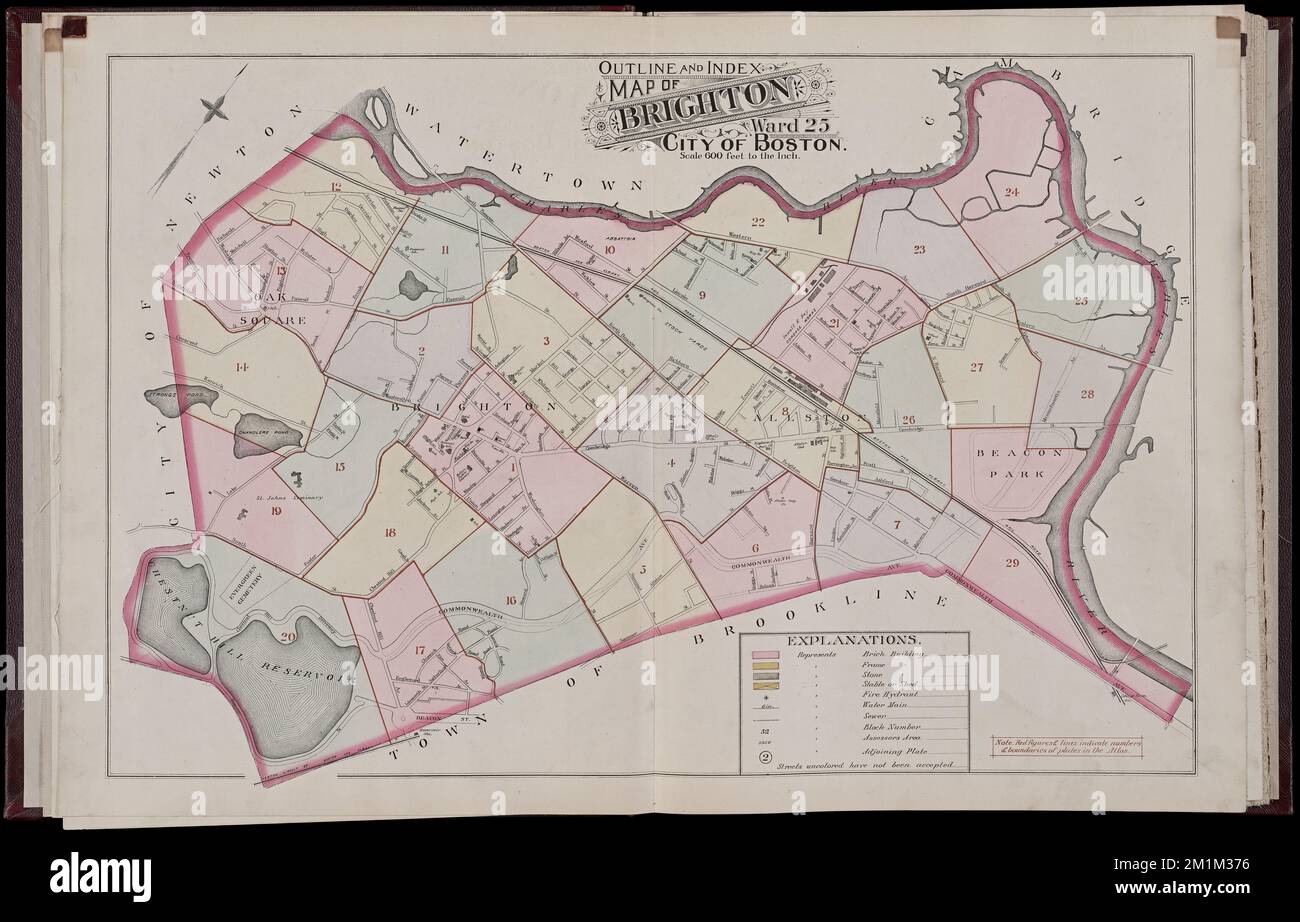 Atlas of the city of Boston, volume seven, Brighton, Mass. : from ...